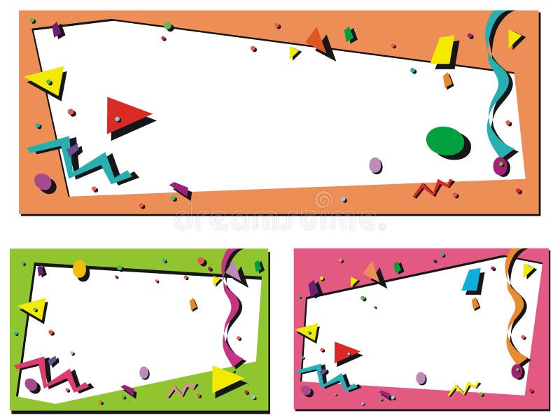 Party Border stock vector. Illustration of announcement - 62682226