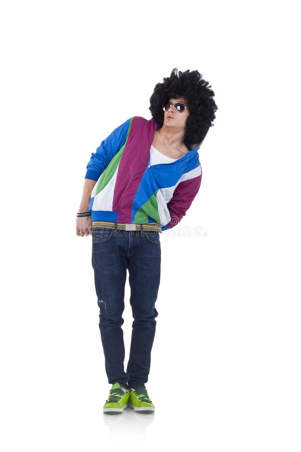 Party boy stock image. Image of afro, looking, party - 13963967