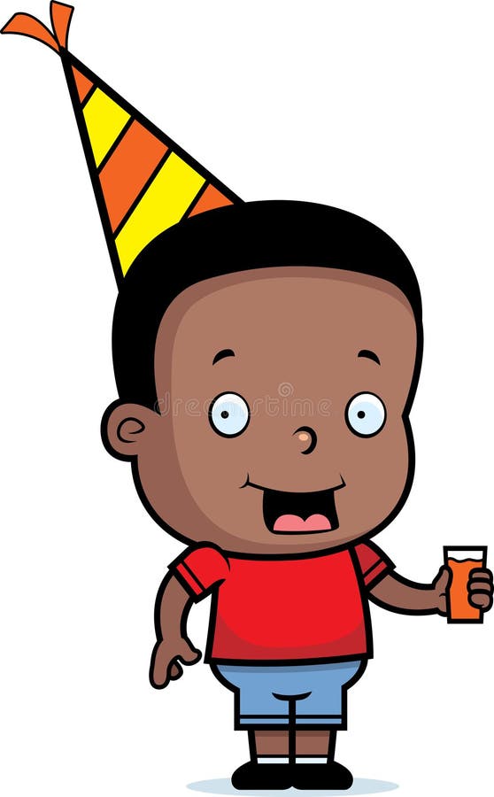Party Boy stock vector. Illustration of birthday, vector - 9867710