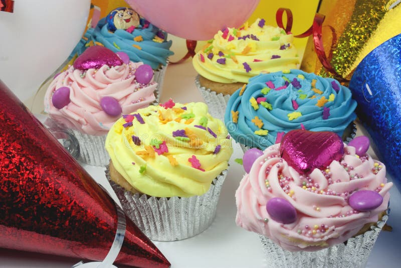 Party cake scene stock image. Image of lots, icing, special - 11691683