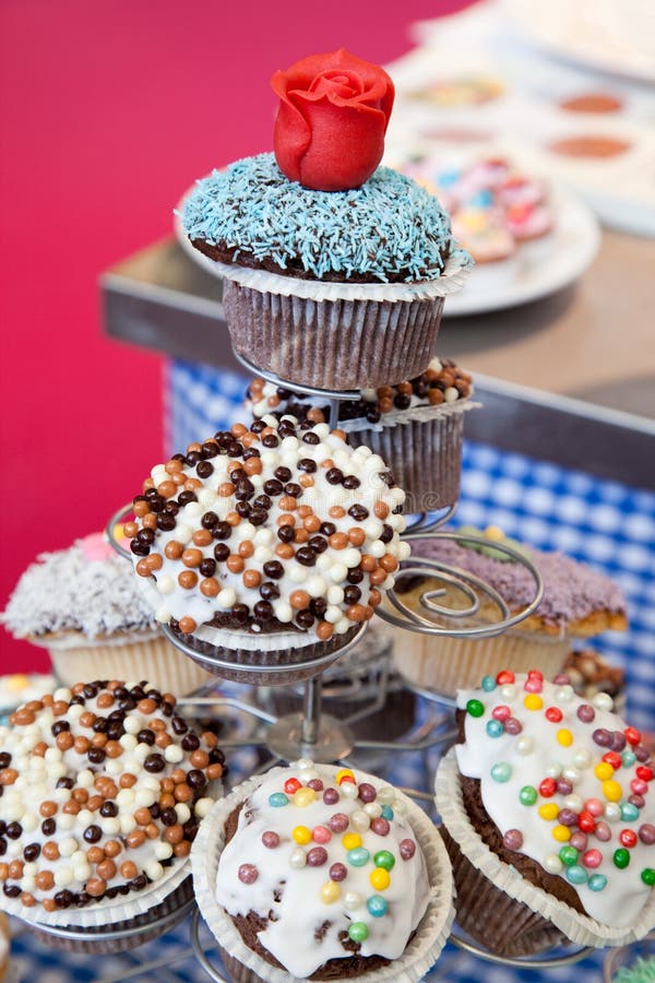 Party cakes stock image. Image of bake, gift, delicacy - 17792407