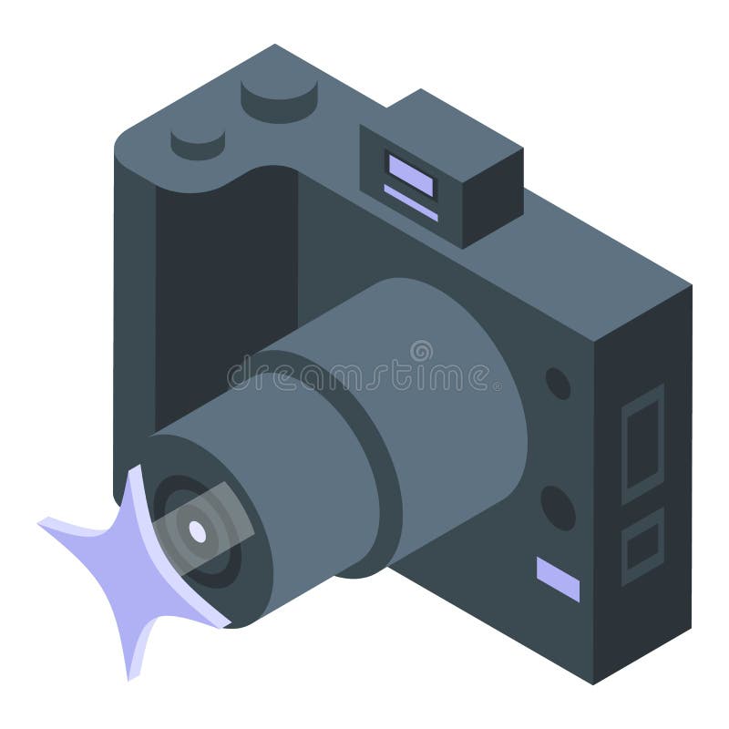 Party Camera Icon Isometric Vector. Virtual Call Stock Vector ...