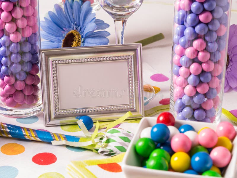 Party Candy Buffet Table stock photo. Image of candy - 24934624