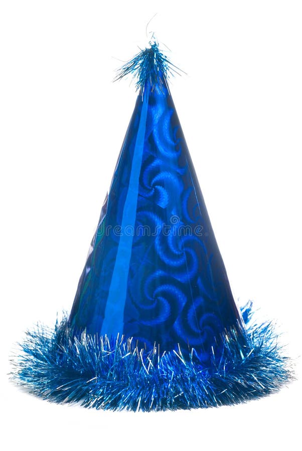 Party cap. stock photo. Image of glare, blue, object - 13317038