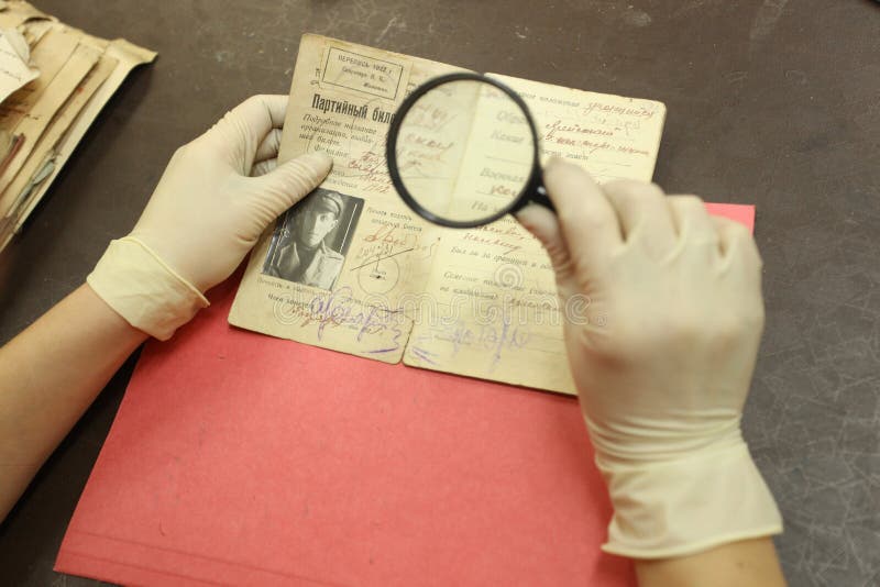 Soviet Communist Party Membership Card Stock Photos - Free & Royalty ...