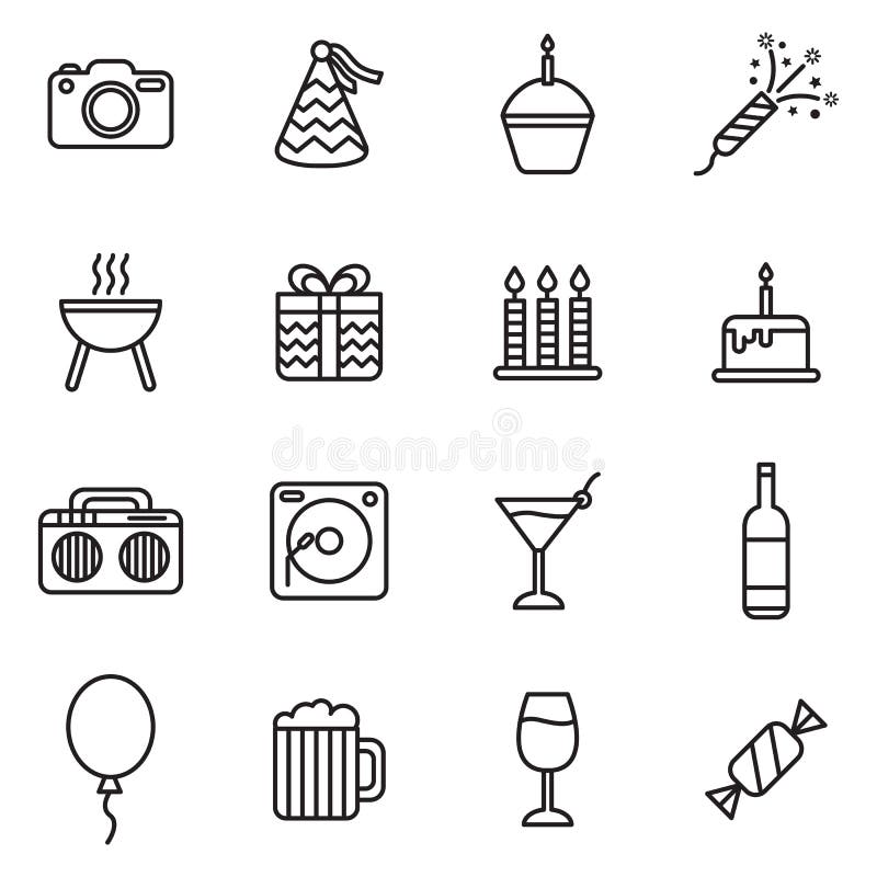 Party and Celebration stock vector. Illustration of cake - 97105968