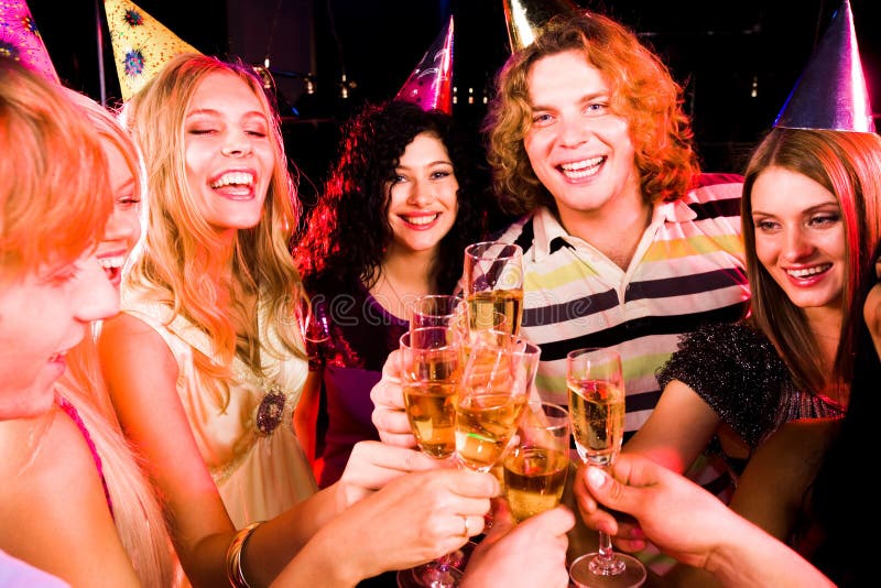 Party cheers stock photo. Image of male, girl, gathering - 11659548