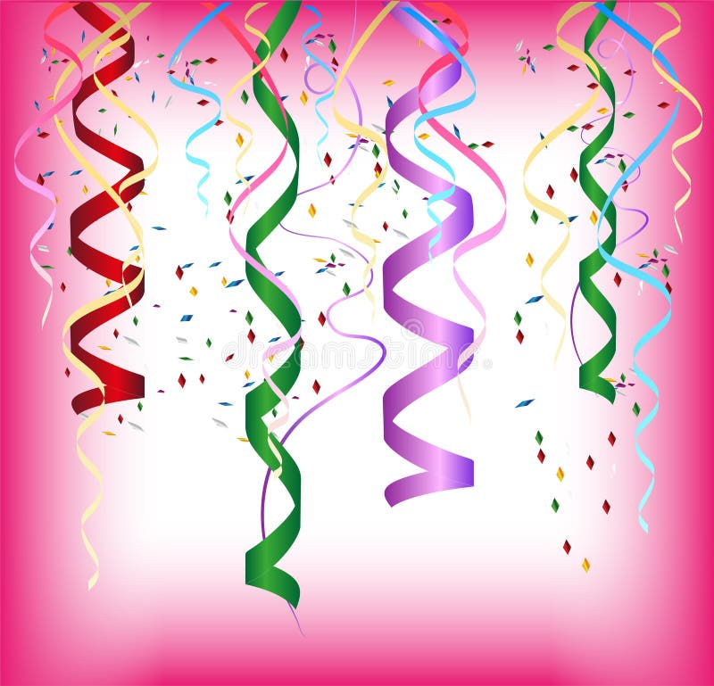 Party Confetti Background stock illustration. Illustration of merry ...