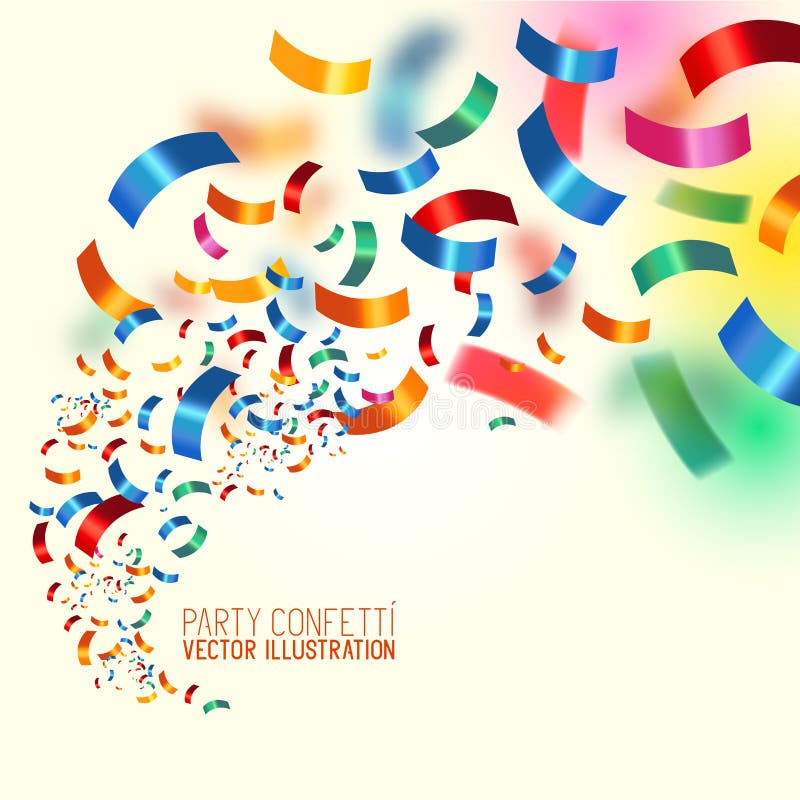 Party Confetti stock vector. Illustration of confetti - 42793023