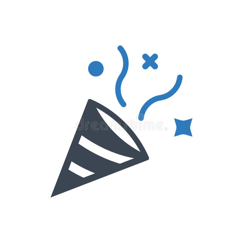 Party Confetti Icon. Simple Vector Graphics Stock Vector - Illustration ...
