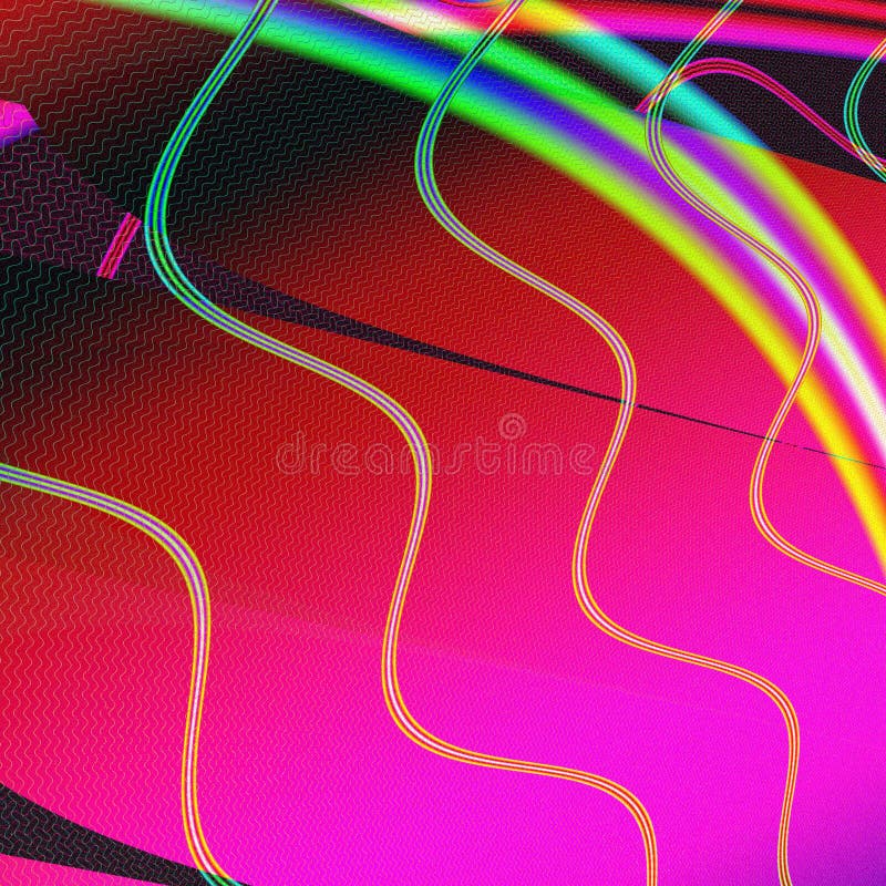 Party Confetti and Streamers Abstract Background Stock Illustration ...