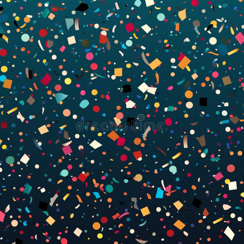 Party Confetti Texture Background, Design Seamless Pattern, for Nursery ...