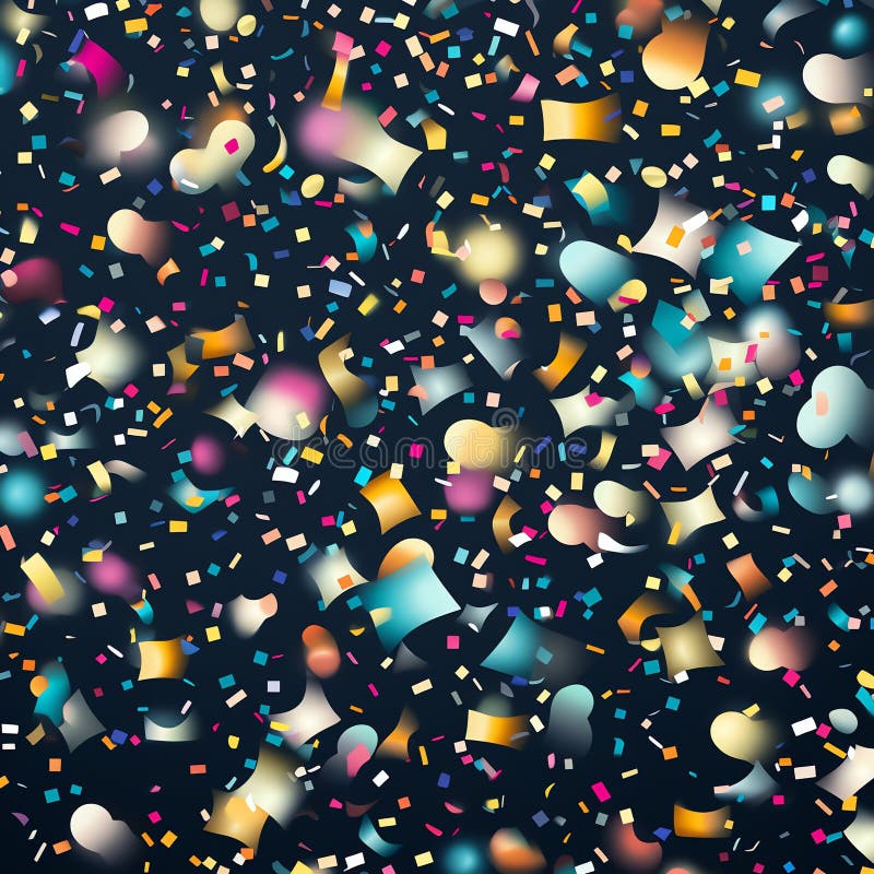 Party Confetti Texture Background, Design Seamless Pattern, for Nursery ...