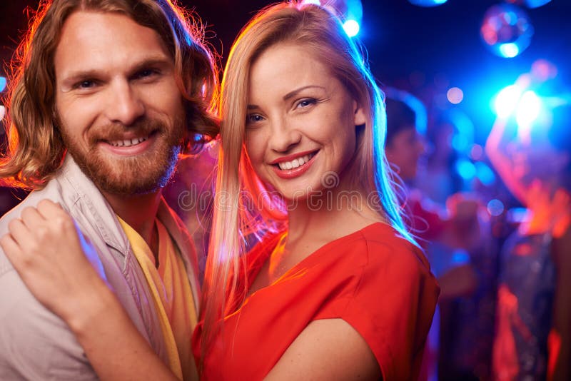 Party couple stock photo. Image of entertainment, affectionate - 59755744