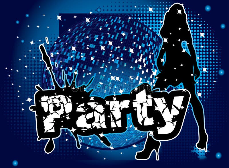 Background, Flyer or Cover Design - Party Time Stock Vector ...