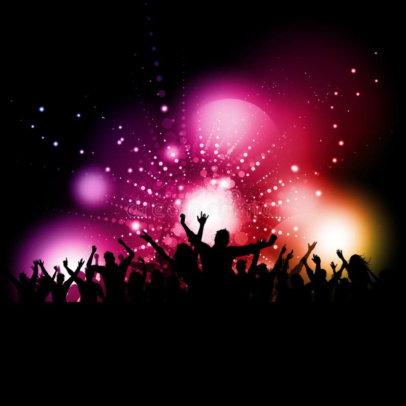 Party Music Vector stock vector. Illustration of crowd - 18515969