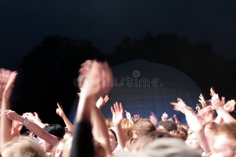 Party crowd stock image. Image of light, dancer, kids - 5999295