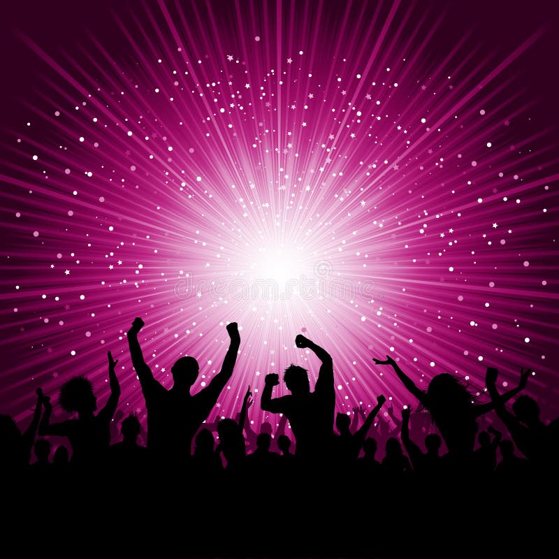 Party crowd stock vector. Illustration of nature, dance - 3020839