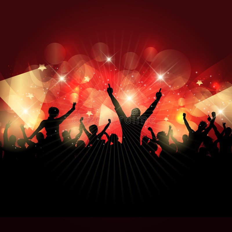 Party crowd background stock vector. Illustration of vector - 42402360