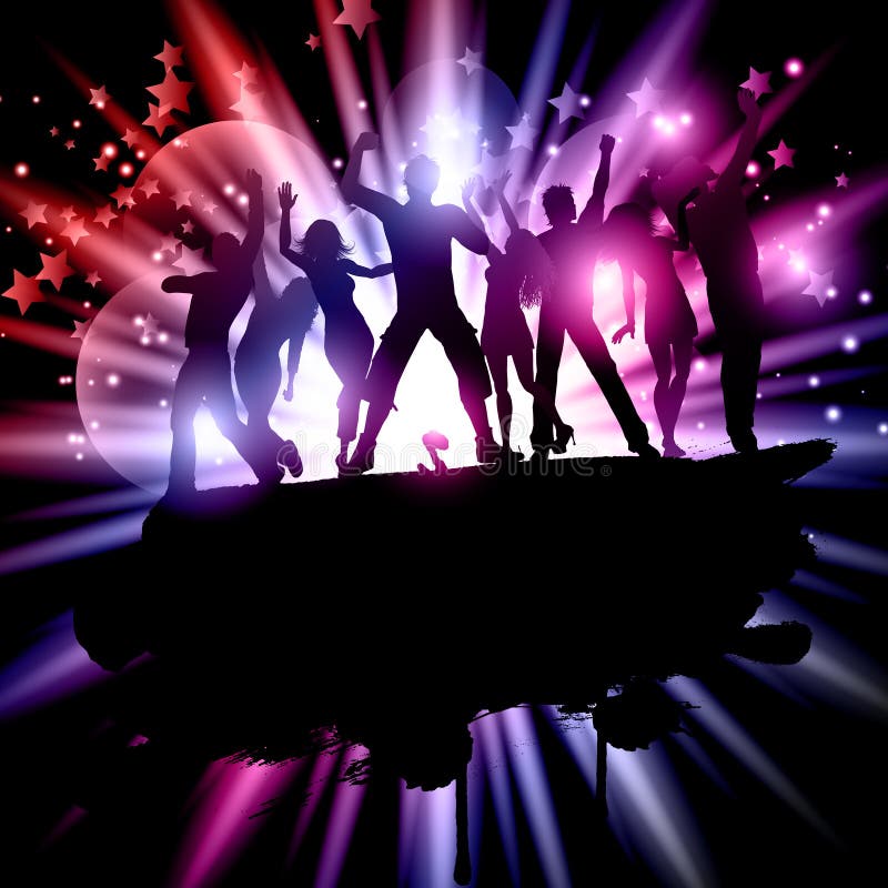 Party crowd stock vector. Illustration of nature, dance - 3020839