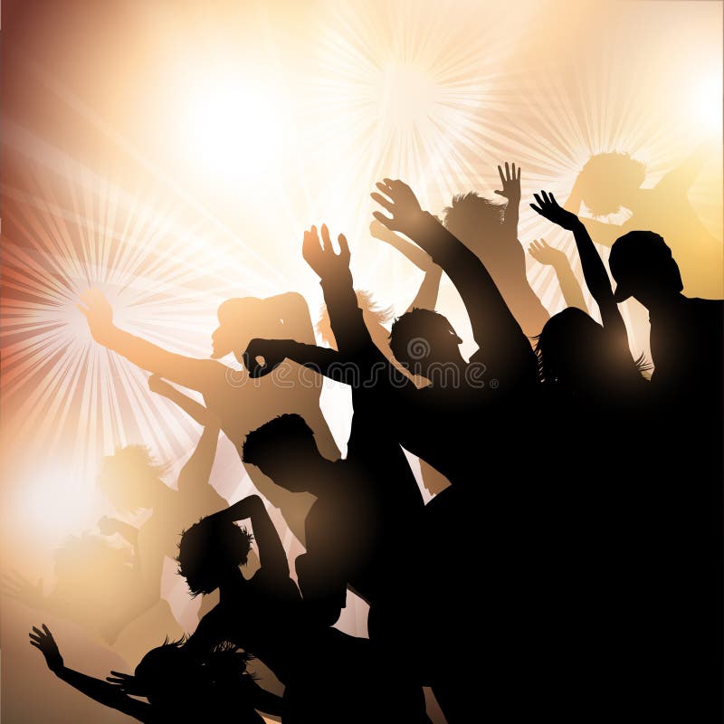Party crowd stock vector. Illustration of eps10, abstract - 50284150