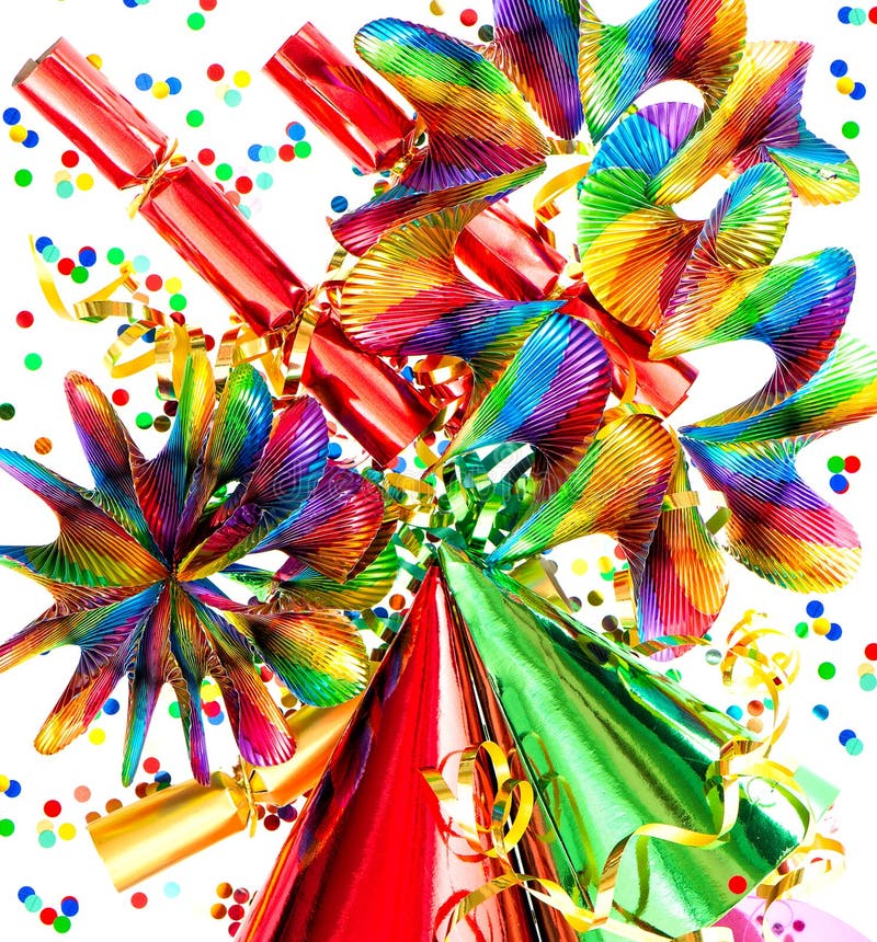 Carnival Decoration Garlands Streamer Confetti Stock Photos - Free ...