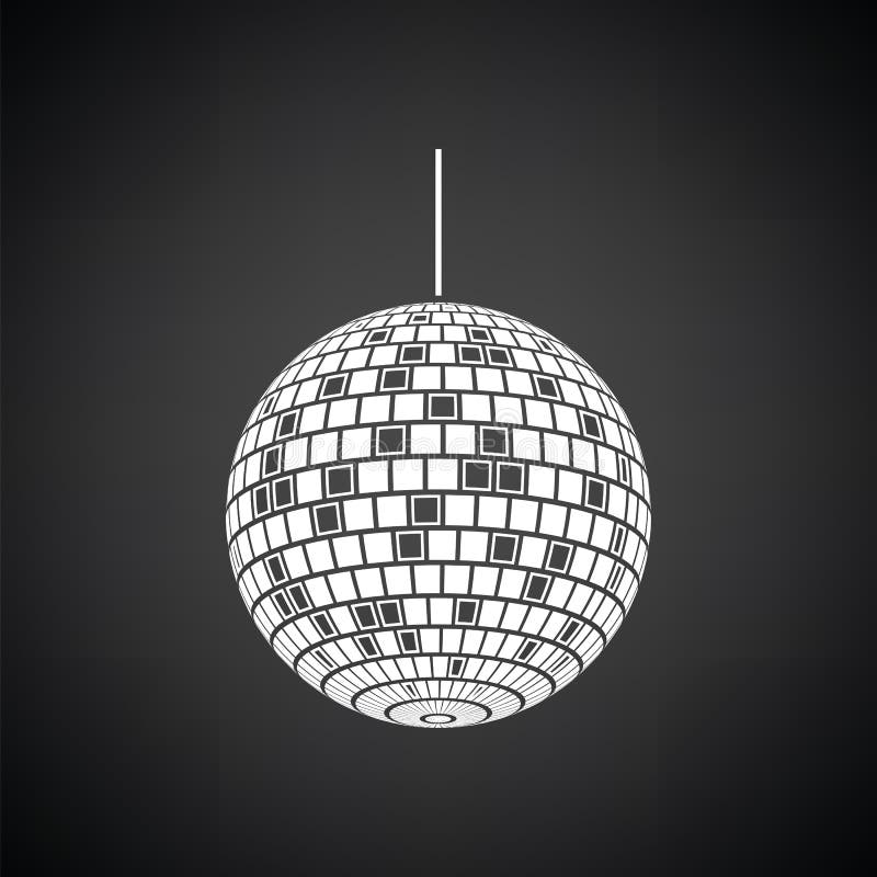 Party disco sphere icon stock vector. Illustration of ball - 127924960
