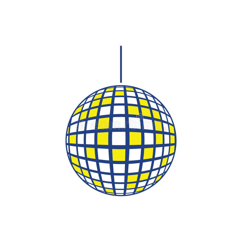 Party disco sphere icon stock vector. Illustration of ball - 127924960