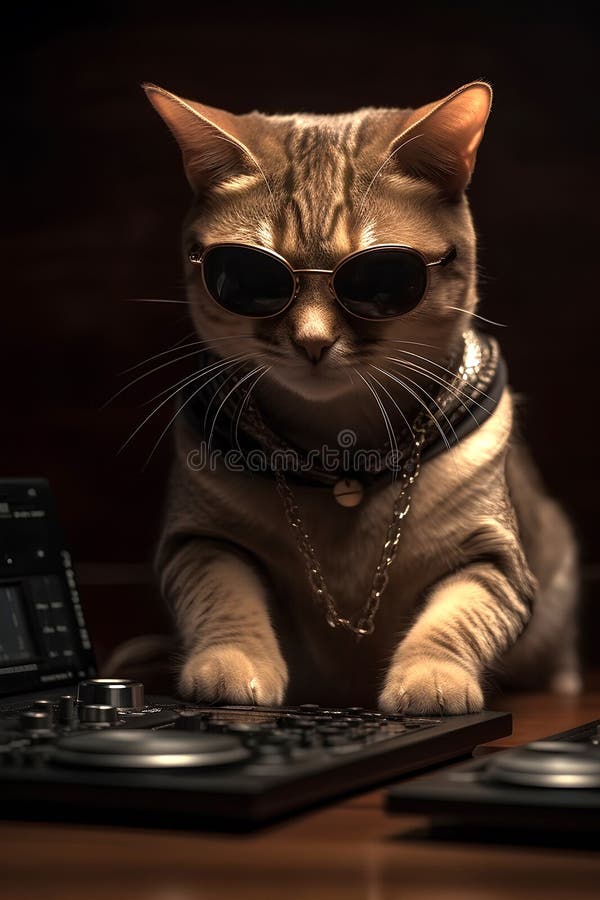 Dj Cat Stock Illustrations – 720 Dj Cat Stock Illustrations, Vectors ...
