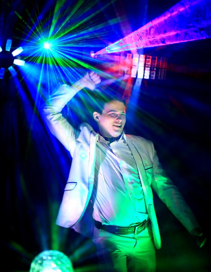 Party dj portrait stock image. Image of disco, earphones - 35266717