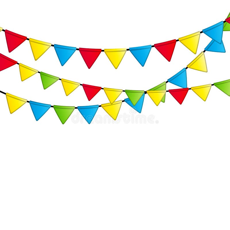 Party Flag Background Vector Illustration. EPS 10 Stock Vector ...