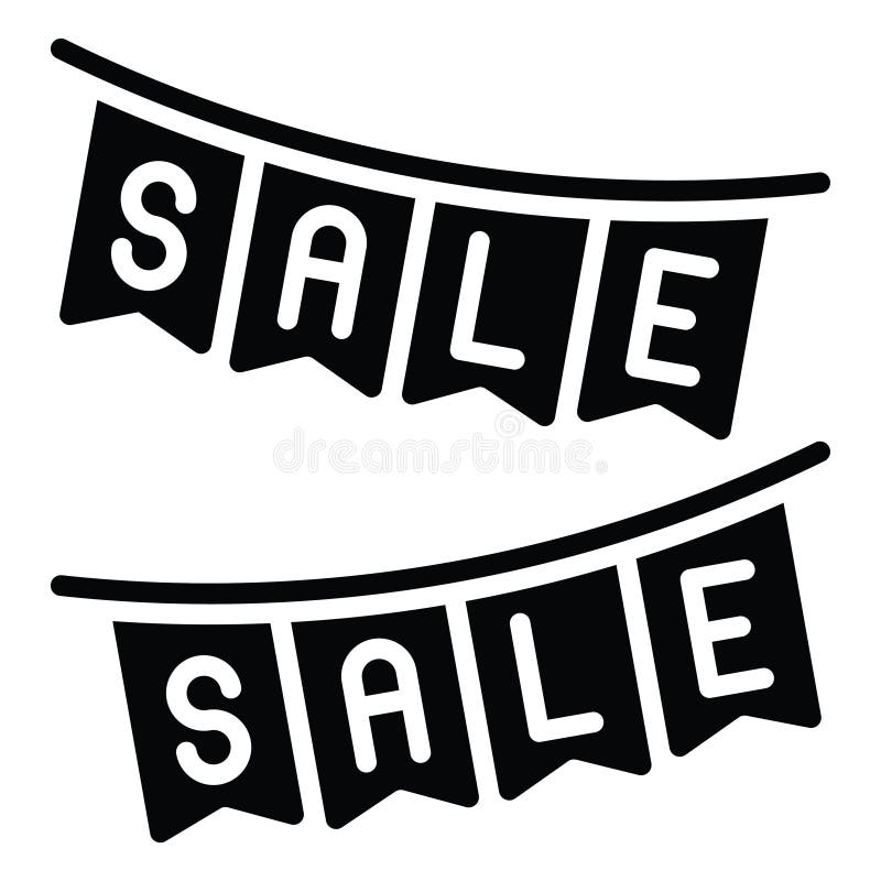 Party Flag Icon, Summer Sale Related Vector Stock Vector - Illustration ...