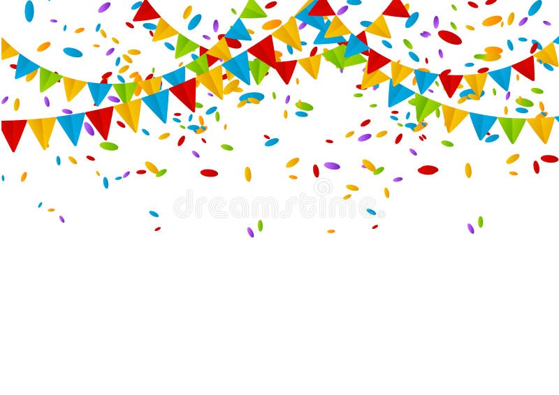 Party flags stock vector. Illustration of hanging, design - 40663985