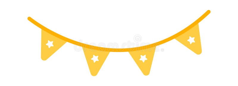 Party Flags Strip Childish Design Stock Vector - Illustration of state ...