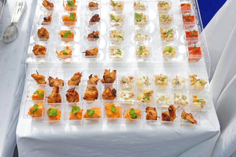 Party Food stock photo. Image of canape, food, small - 57869254