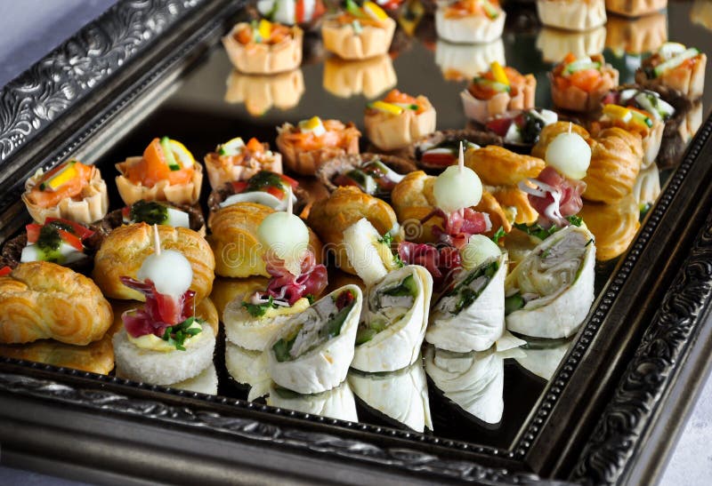 Party food platter stock image. Image of event, gourmet - 45349785