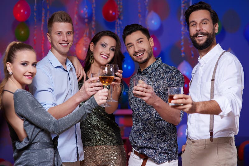 Party with friends stock image. Image of joke, group - 82526521