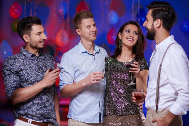 Party with friends stock photo. Image of communication - 82524438