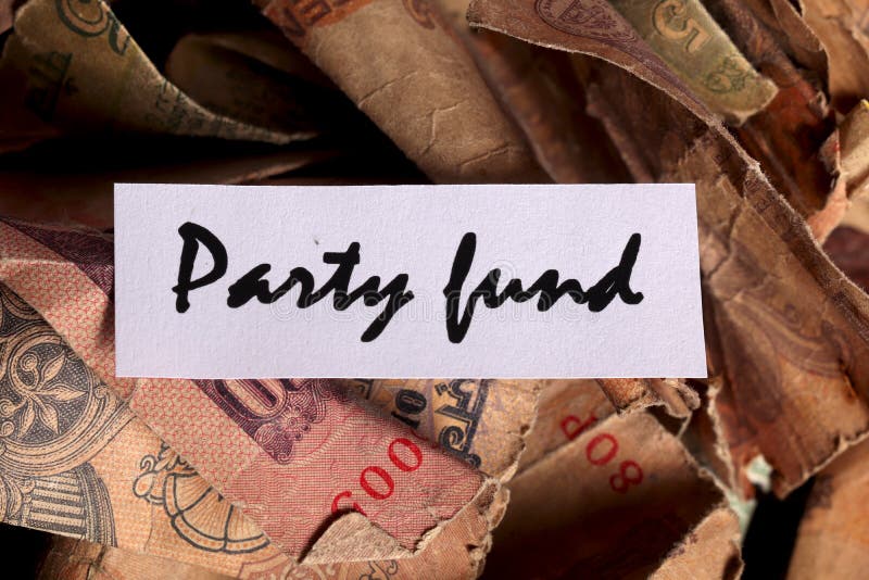 Party fund stock photo. Image of torn, written, bank - 140023302