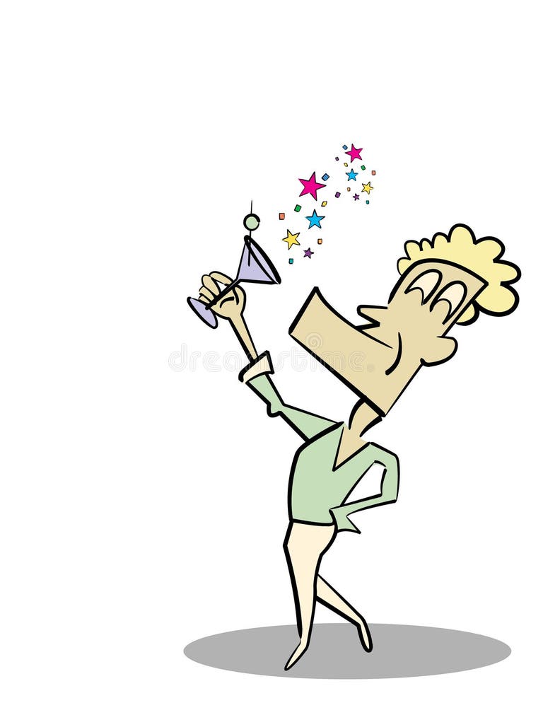 Partying Guy Stock Illustrations – 107 Partying Guy Stock Illustrations ...