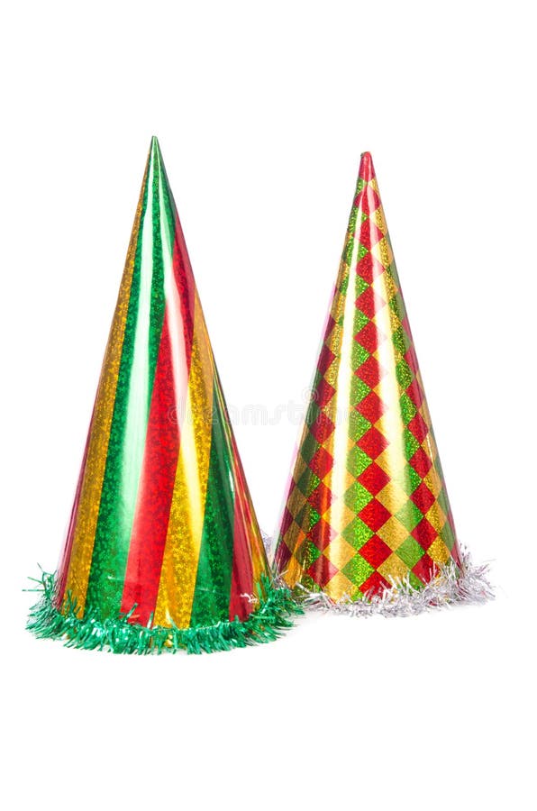 Party hats stock photo. Image of blue, favors, shiny, colorful - 3978606