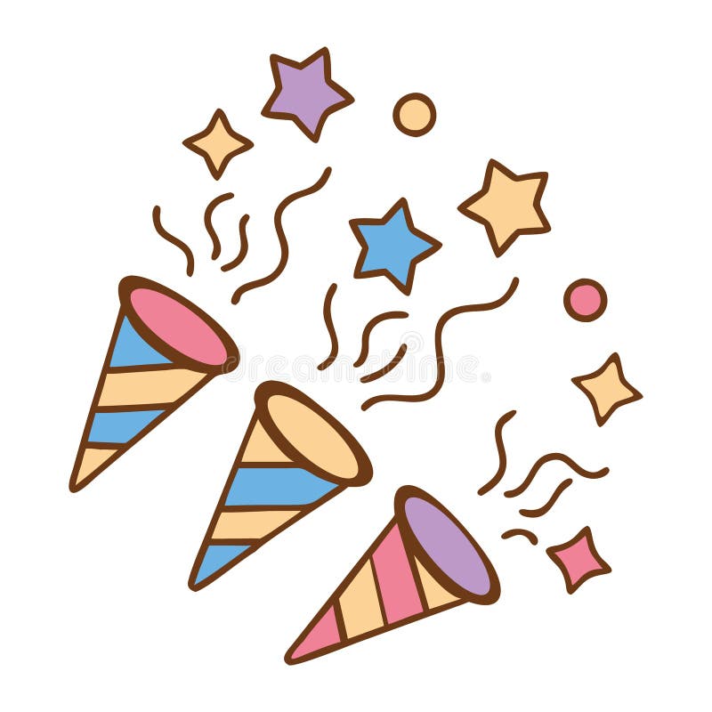 Party Horn Icon stock vector. Illustration of cheerful - 356410687