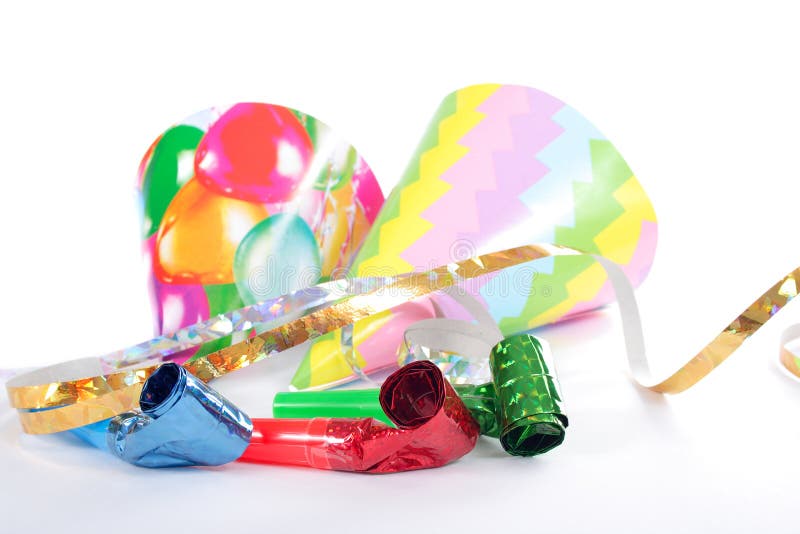 Party whistle stock image. Image of confetti, anniversary - 1623391