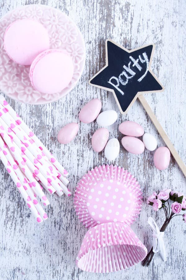 Party Items stock photo. Image of confetti, ribbon, decorate - 54468