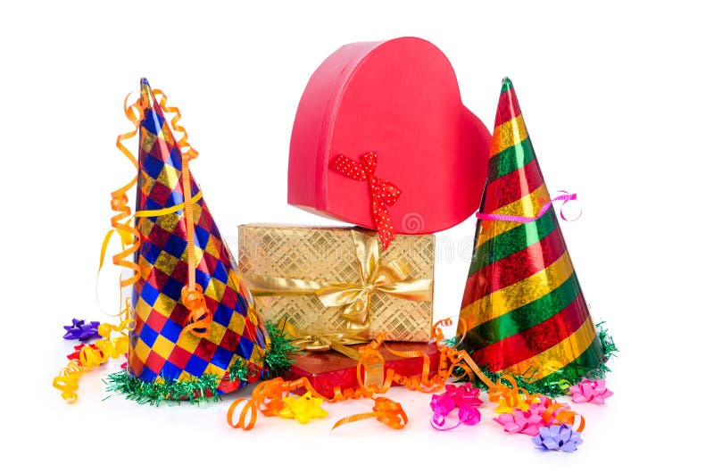 Party items stock image. Image of giftbox, beautiful - 33348939