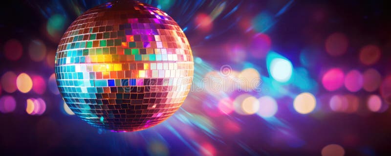 Party Lights Disco Ball stock illustration. Illustration of effects ...