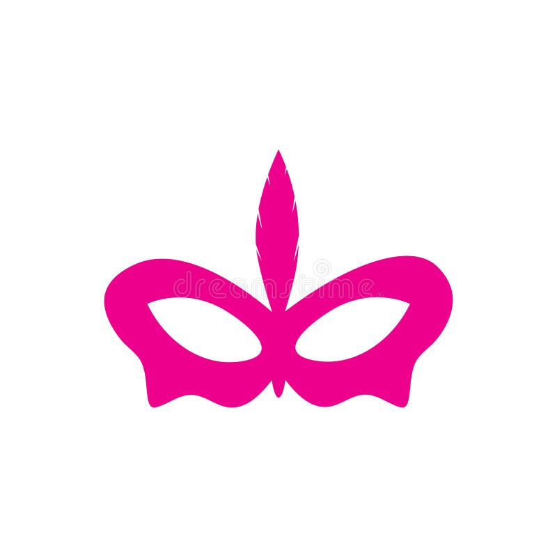 Party Mask Icon Template Vector Stock Vector - Illustration of circus ...