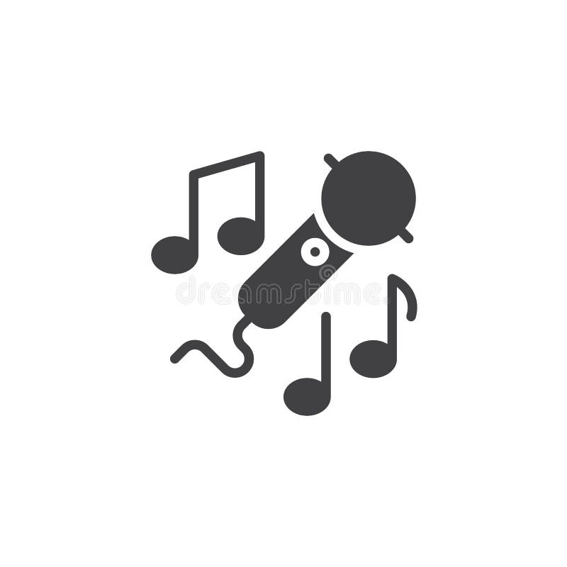 Party Microphone Vector Icon Stock Vector - Illustration of logo ...