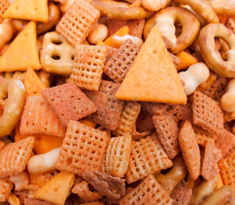 Party Mix stock image. Image of party, pretzel, salty - 20700027