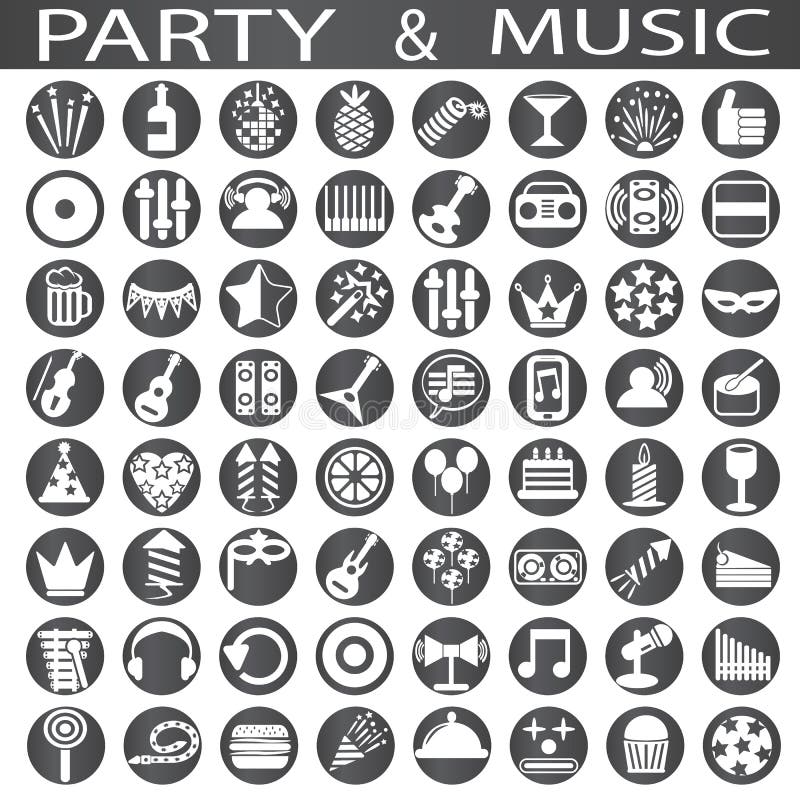 Music Icons stock vector. Illustration of drum, golden - 49132328